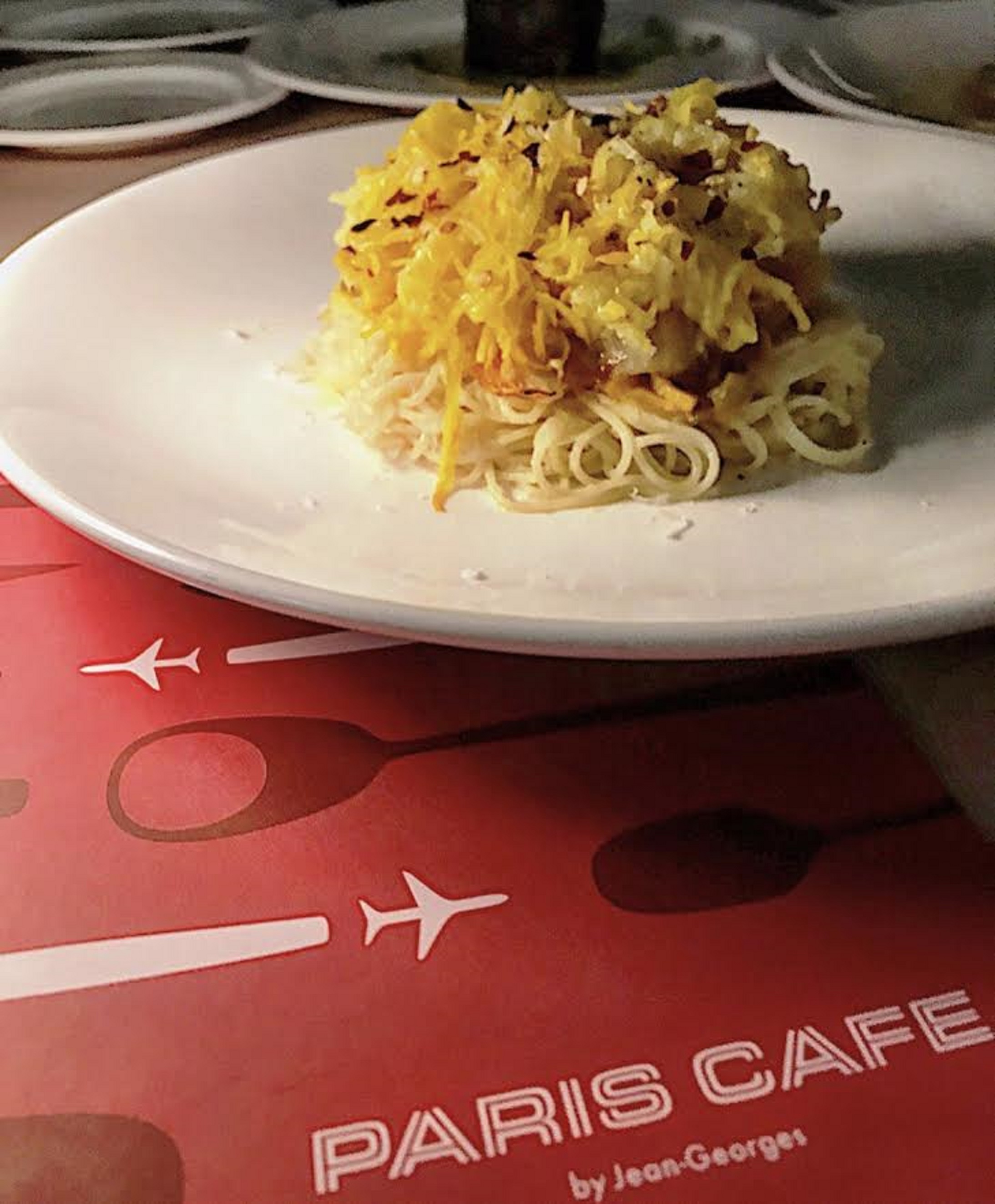 ANGEL HAIR W/ SUMMER SQUASH @ CAFE PARIS